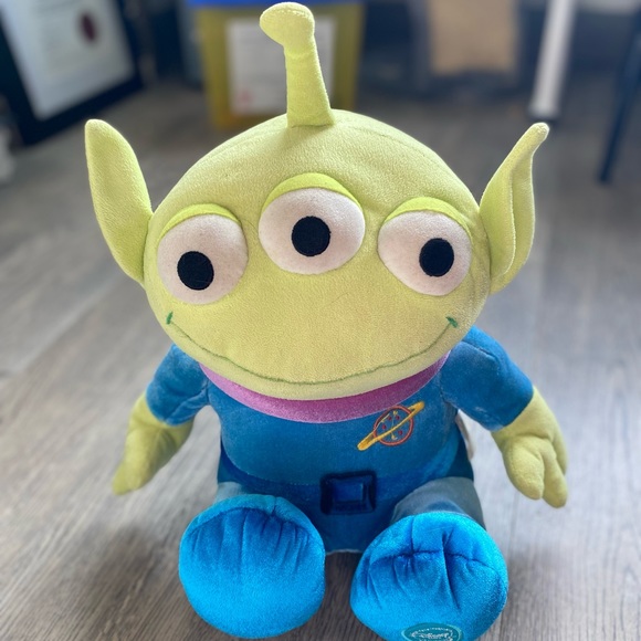 Disney | Toys | Green Alien Plushie | Poshmark